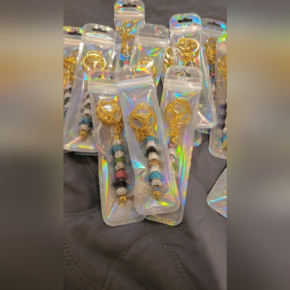 Accessories | Handmade Bling Beaded Key Chain | Poshmark